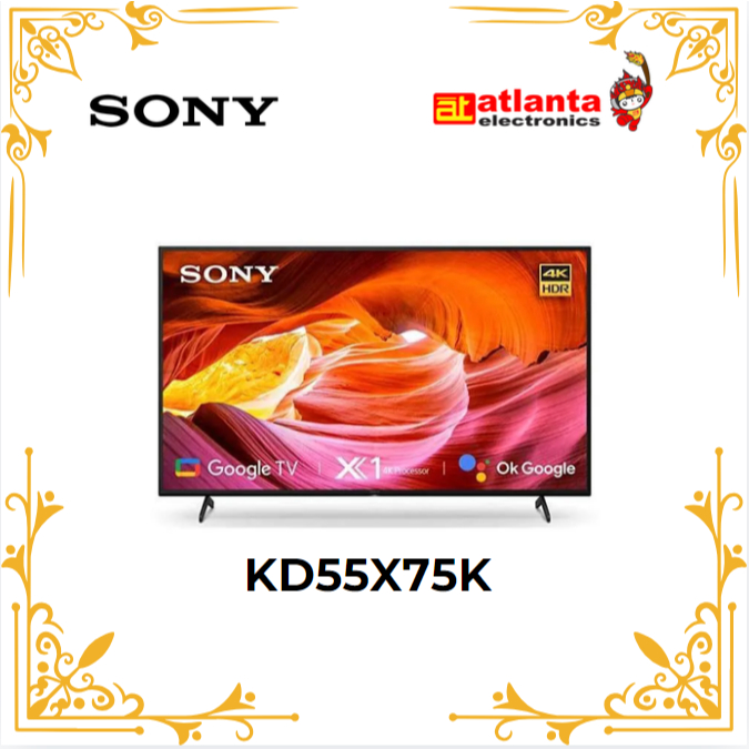 Jual Sony Bravia KD 55X75K Ultra HD 4K Google Smart TV 55 Inch | Shopee ...
