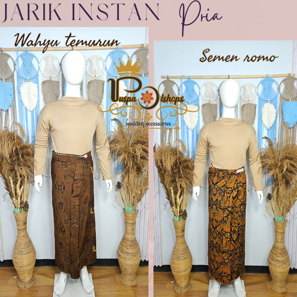 Jual jarik pria dewasa instan batik lilit instan | Shopee Indonesia