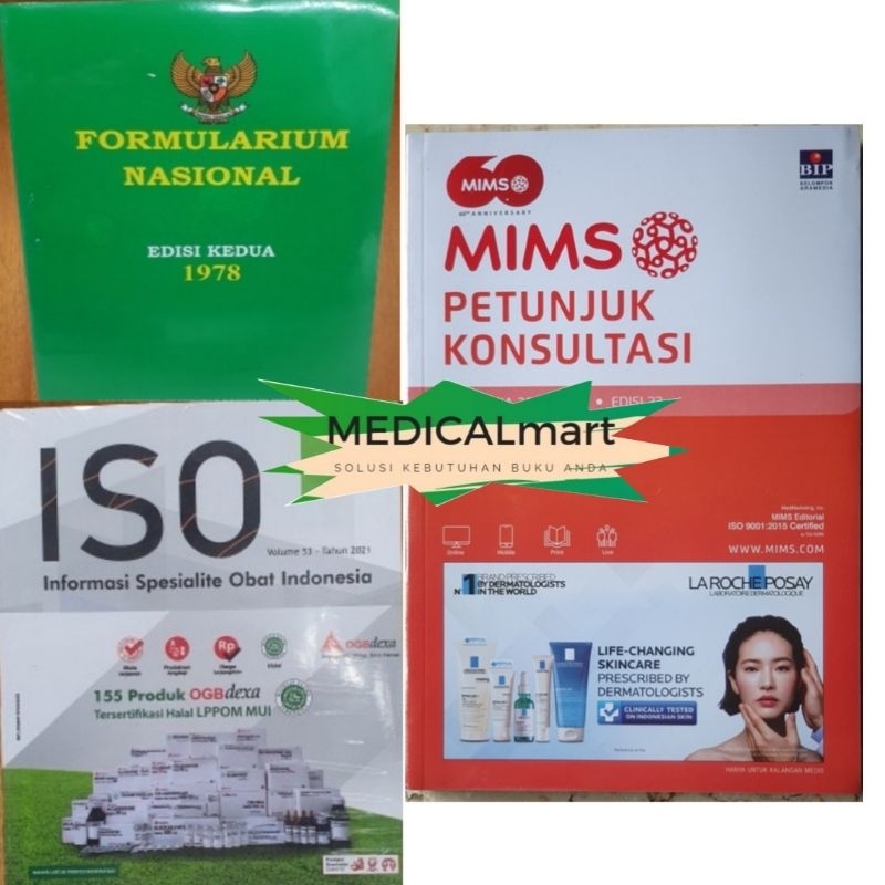 Jual 3 Farmasi : ISO, FORNAS, MIMS ed.23 Th 2023-2024 | Shopee Indonesia