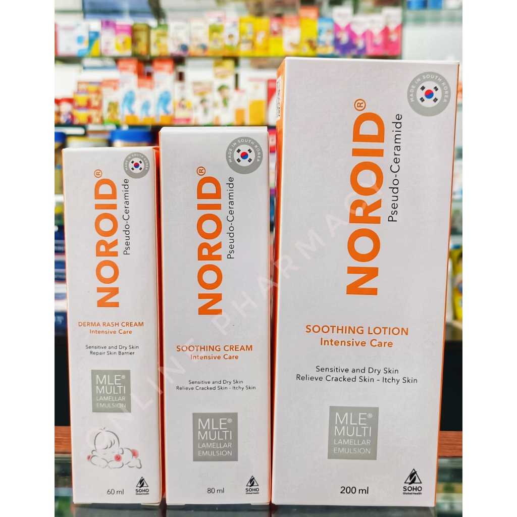Jual Noroid Derma Rash cream 60G, Noroid Soothing Cream 80G, Noroid ...