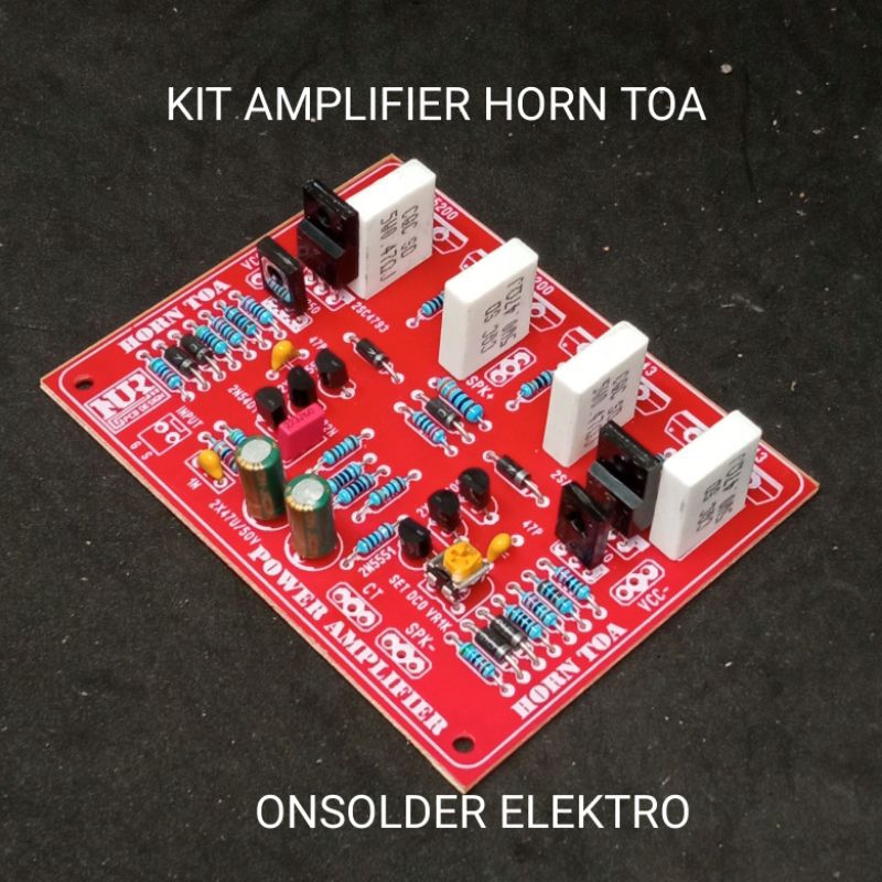 Jual KIT Amplifier NKRI Horn TOA Suara Mid high clarity | Shopee Indonesia