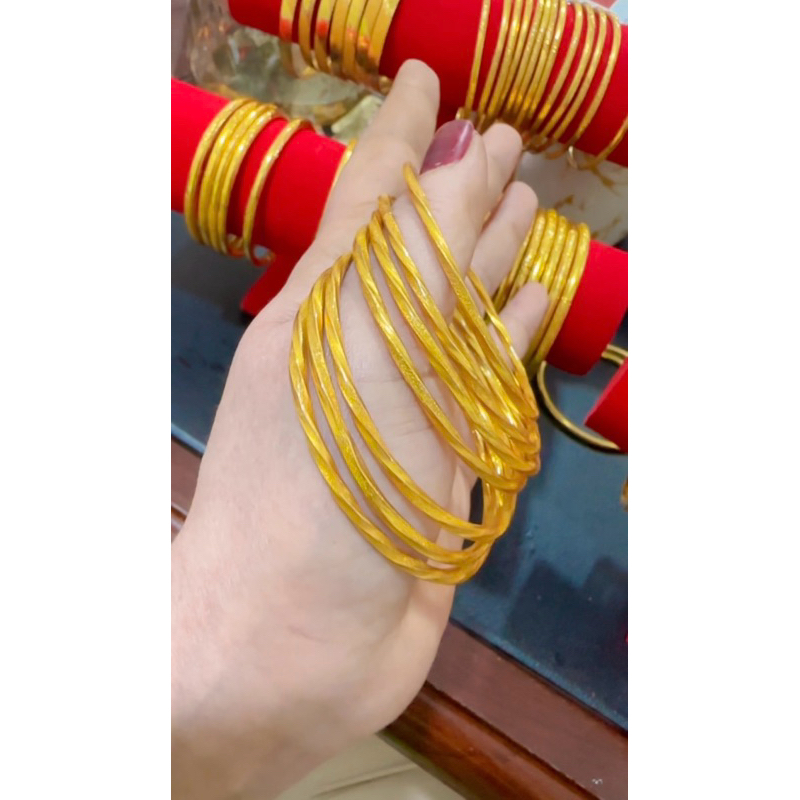 Jual KRONCONG ULIR UK 3-5 manyam/pcsnya LAPIS EMAS CRYSTAL AWET DIPAKAI ...