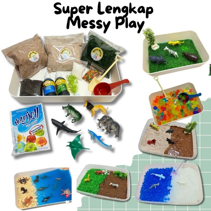 Jual Superlengkap - Paket Sensory Play / Paket Messy Play / Paket ...