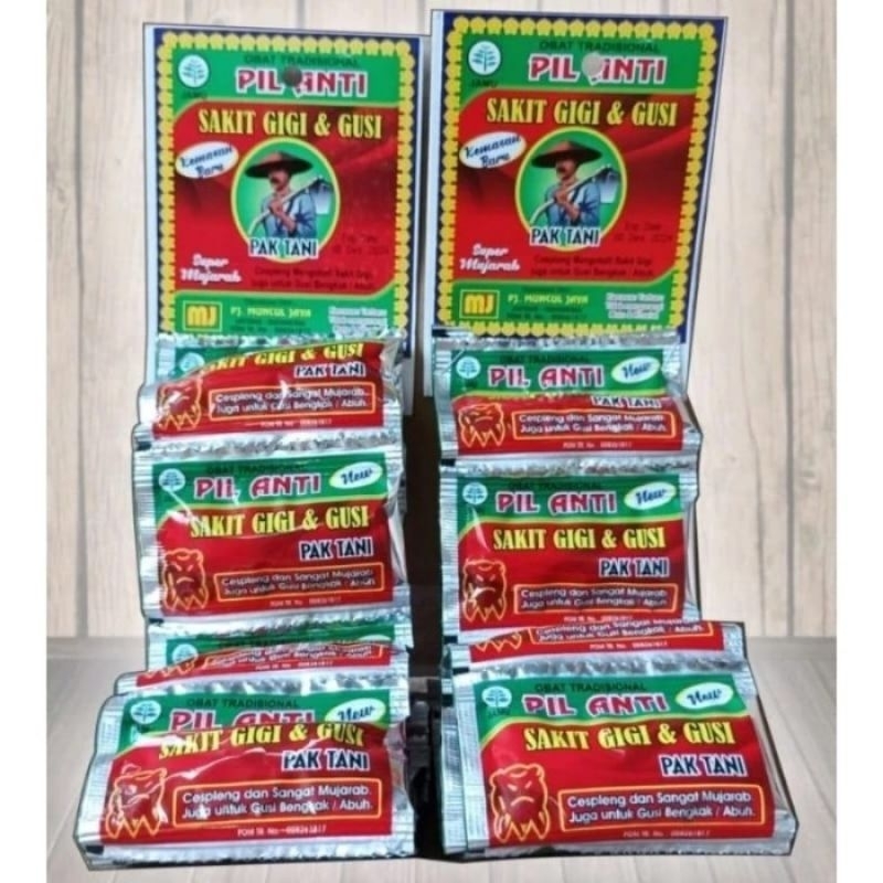 Jual pak tani obat sakit gigi isi 12 sachet | Shopee Indonesia