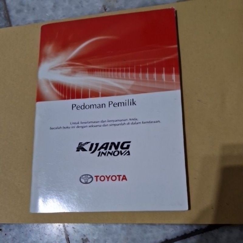 Jual BUKU MANUAL PANDUAN MOBIL TOYOTA INOVA REBORN + CD thn 2016 - 2018 ...