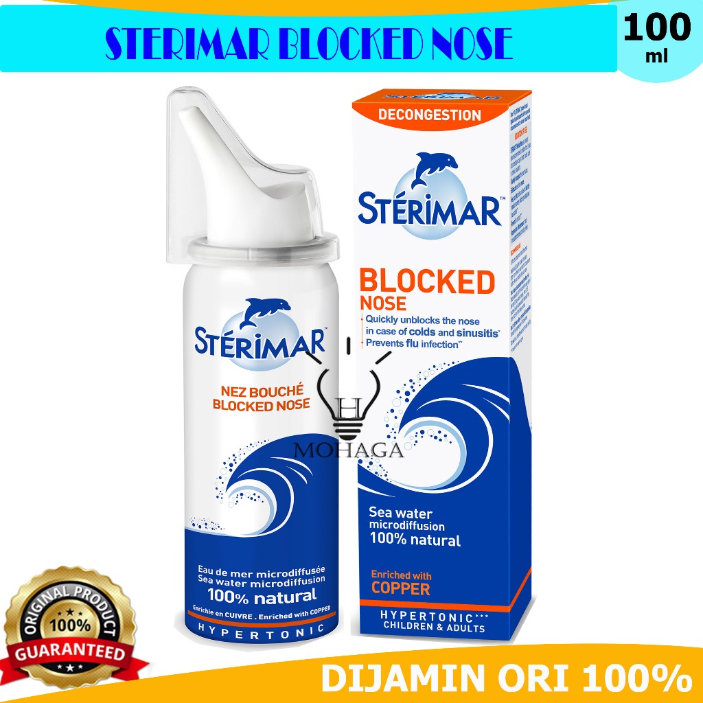 Jual Sterimar Blocked Nose 100ml - Sterimar Hypertonik | Shopee Indonesia