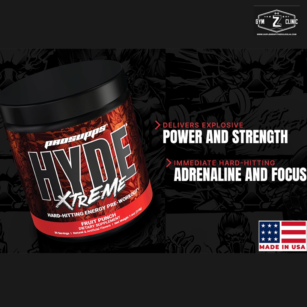 Jual Prosupps HYDE Xtreme Preworkout Hyde Pre Workout 30 Serving | Shopee Indonesia