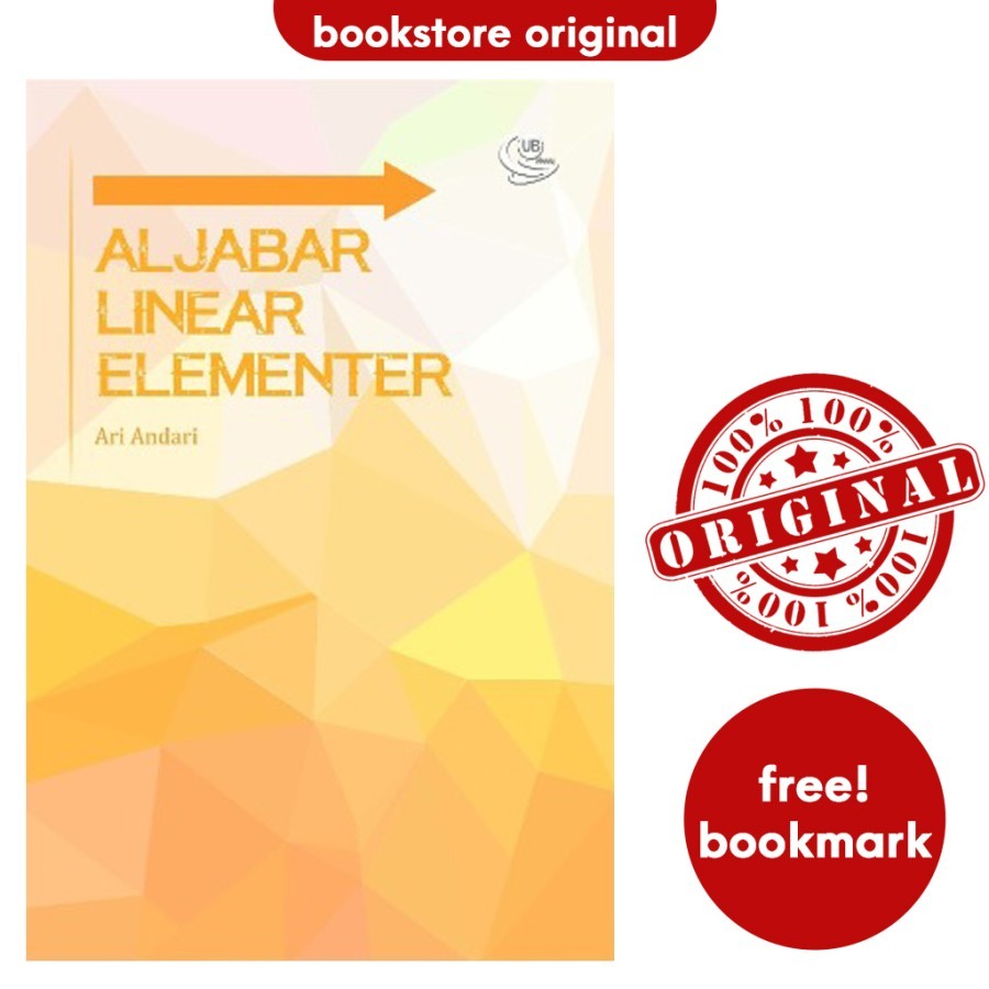 Jual Buku Aljabar Linear Elementer Ari Andari UB Press | Shopee Indonesia
