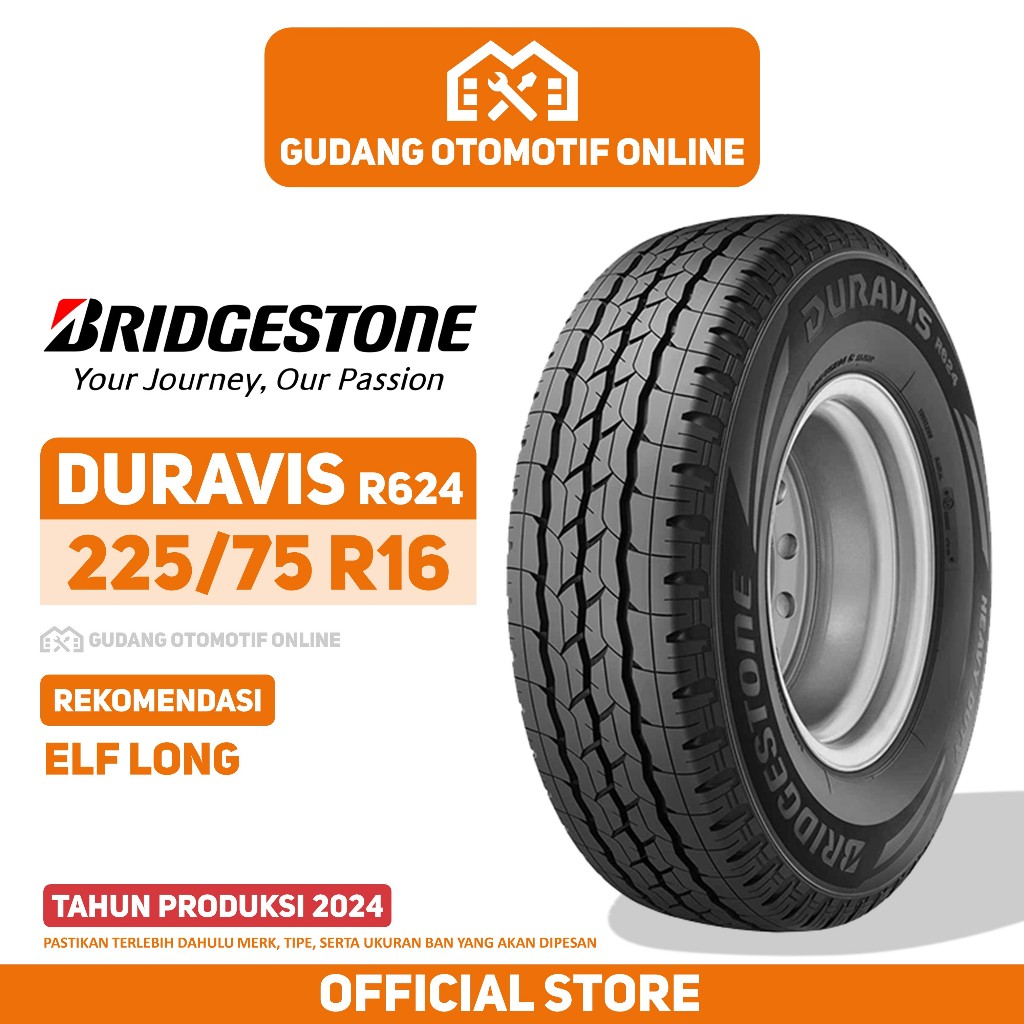 Jual Ban Bridgestone Duravis R624 225/75 R16 Ban Mobil ELF Long ...