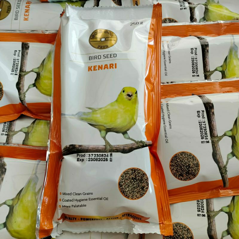 Jual Pakan Kenari 250 gr Gold Coin Kenari | Shopee Indonesia