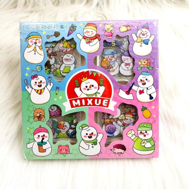 Jual Sticker Mixue isi 100 Lembar 1 Box | Shopee Indonesia
