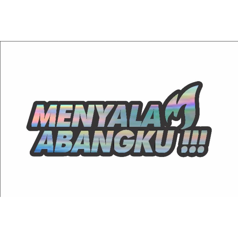 Jual stiker menyala abangku sticker cutting menyala abangku stiker ...