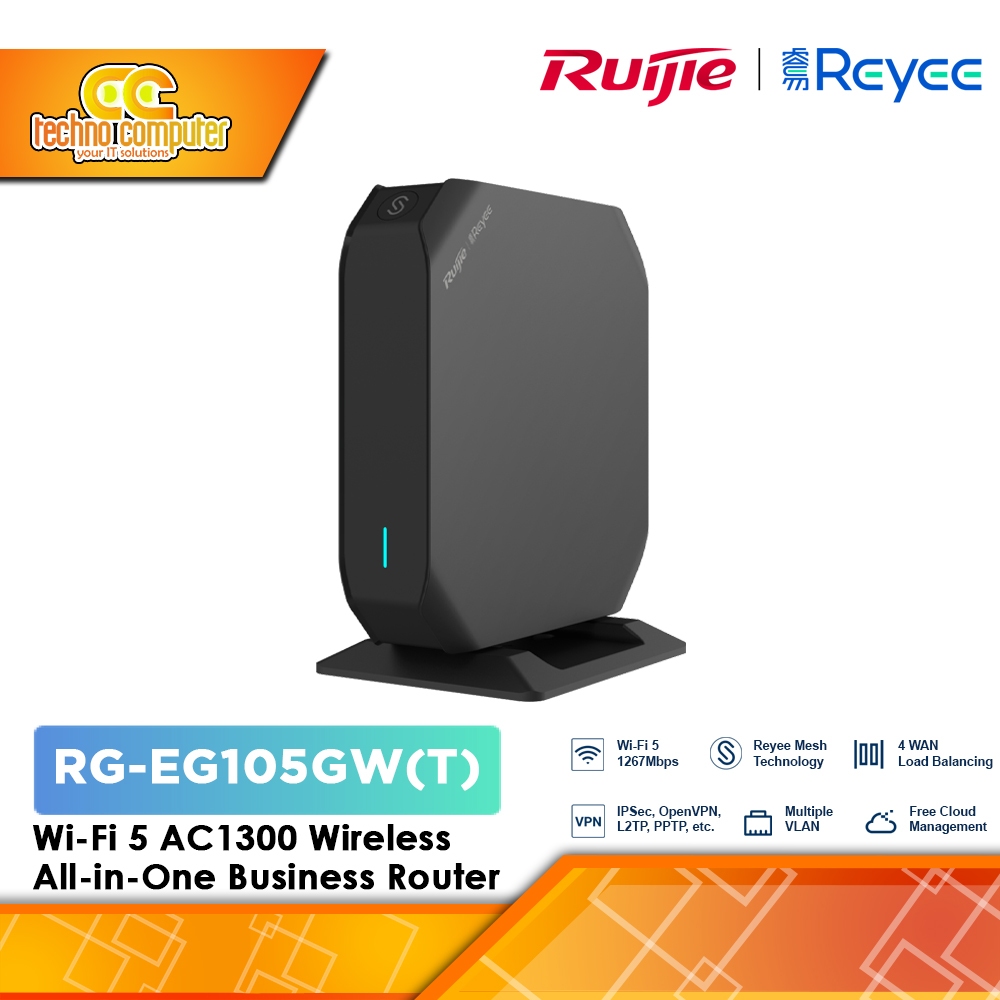 Jual ROUTER RUIJIE/REYEE RG EG105GW (T) Wi-Fi 5 AC1300 Wireless All-in-One Business Router ...