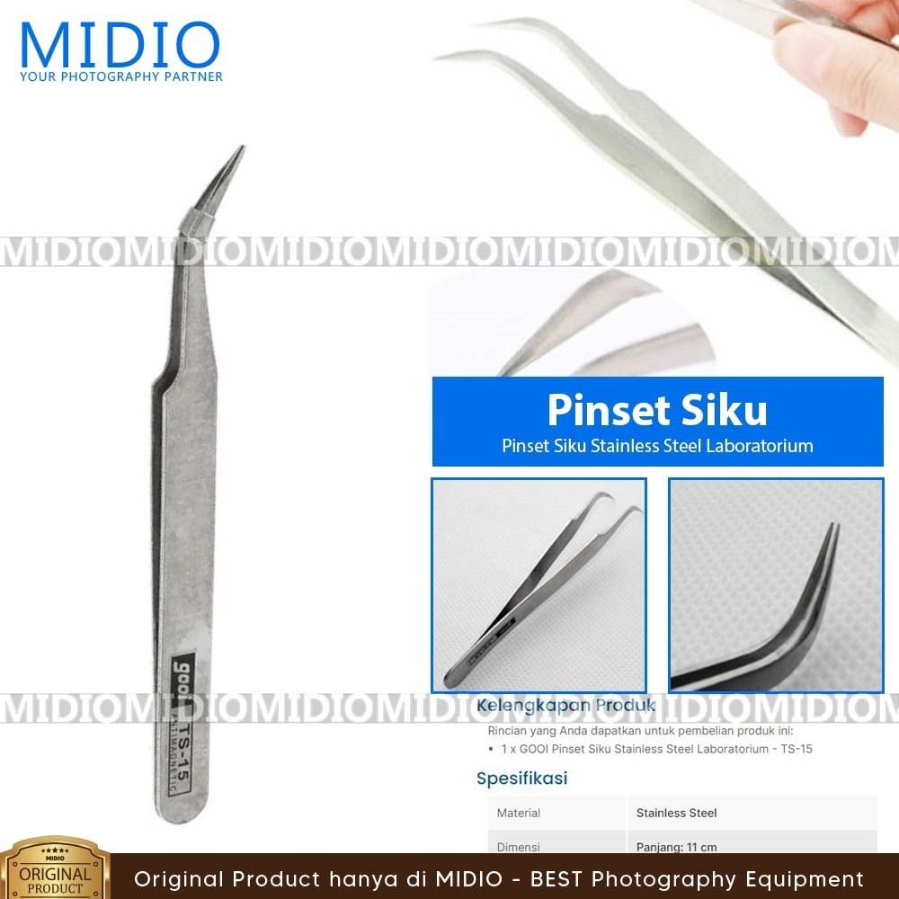 Jual Pinset Siku Stainless Steel Laboratorium | Shopee Indonesia
