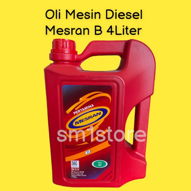 Jual Oli Mesin Diesel Pertamina Mesran B SAE40 4 Liter | Shopee Indonesia
