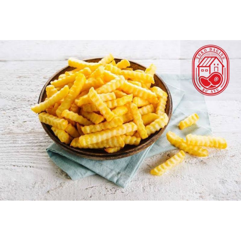 Jual Kentang Goreng Crinkle Cut / French Fries Murah | Shopee Indonesia