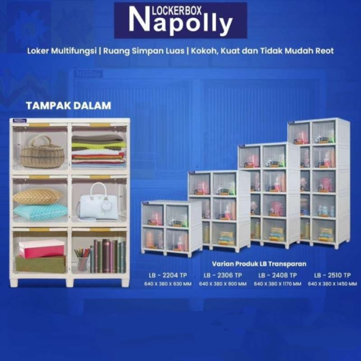 Jual LOCKER BOX NAPOLLY STROGE PENYIMPANAN SERBAGUNA MINIMALIS ECO ...