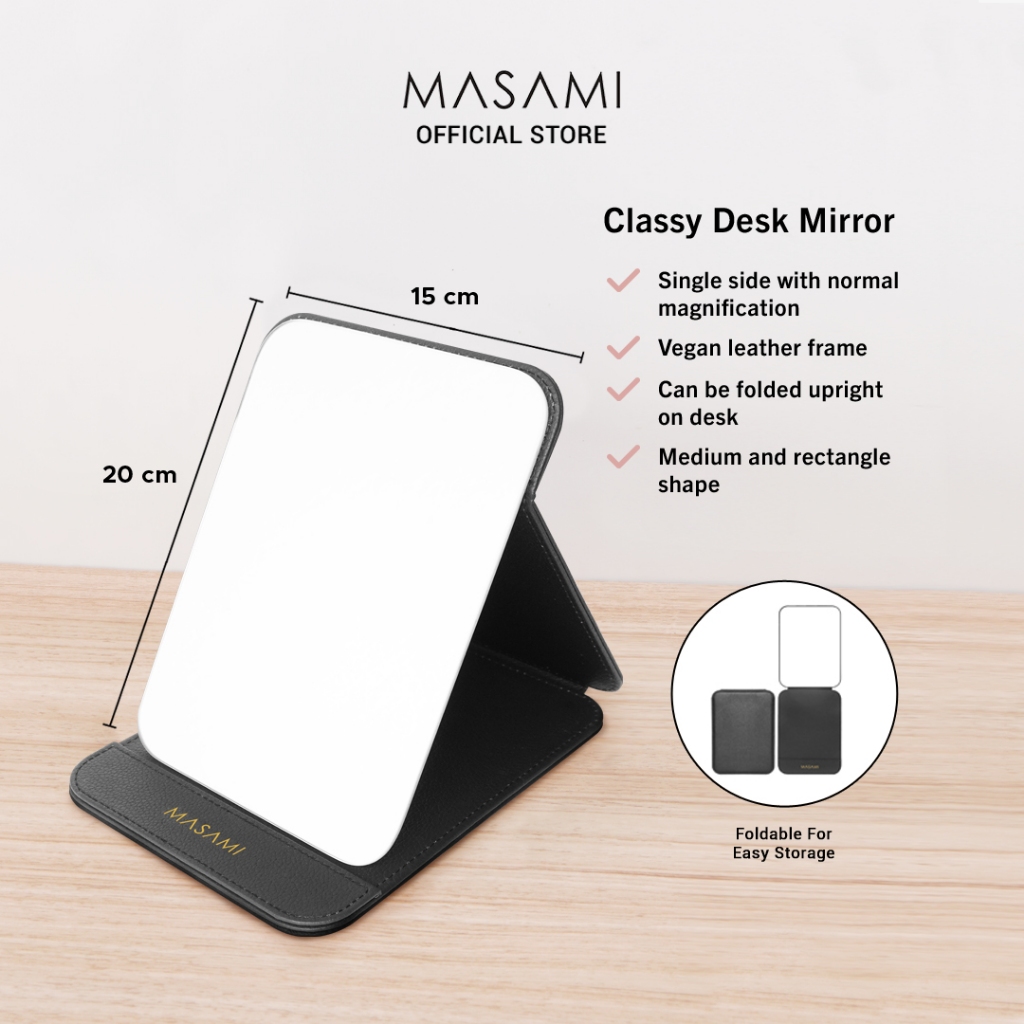 Jual Masami Classy Desk Mirror 20x15 cm Kaca Classy Cermin Make Up ...