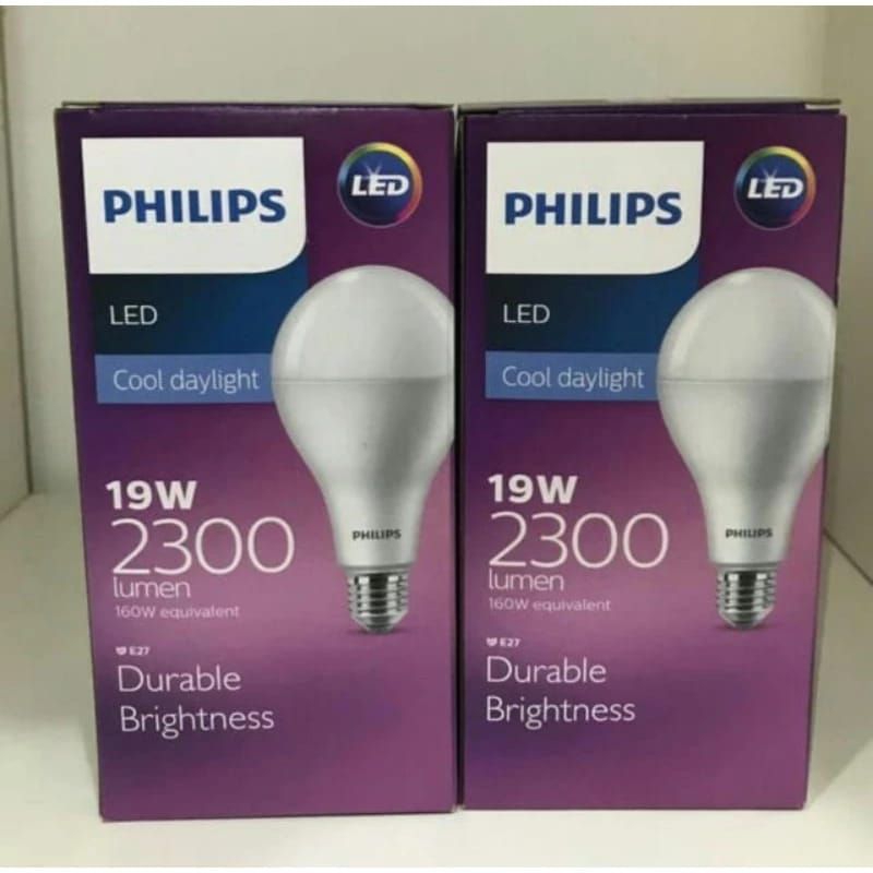 Jual COD AGEN RESMIBohlam Lampu Led Philips 19W Cahaya Putih Hemat Energi Bubl LED Rumah 19 Watt ...
