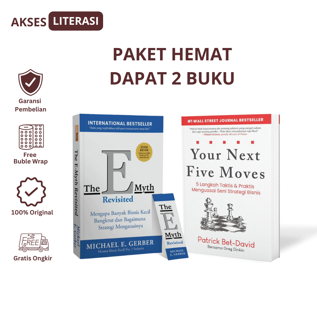 Jual [PAKET HEMAT] Buku The E-Myth Revisited - Your Next Five Moves ...