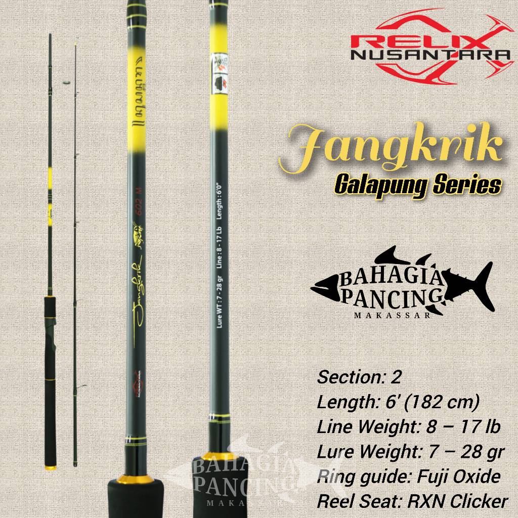 Jual JORAN PANCING RELIX NUSANTARA JANGKRIK GALAPUNG SERIES 602M | Shopee Indonesia