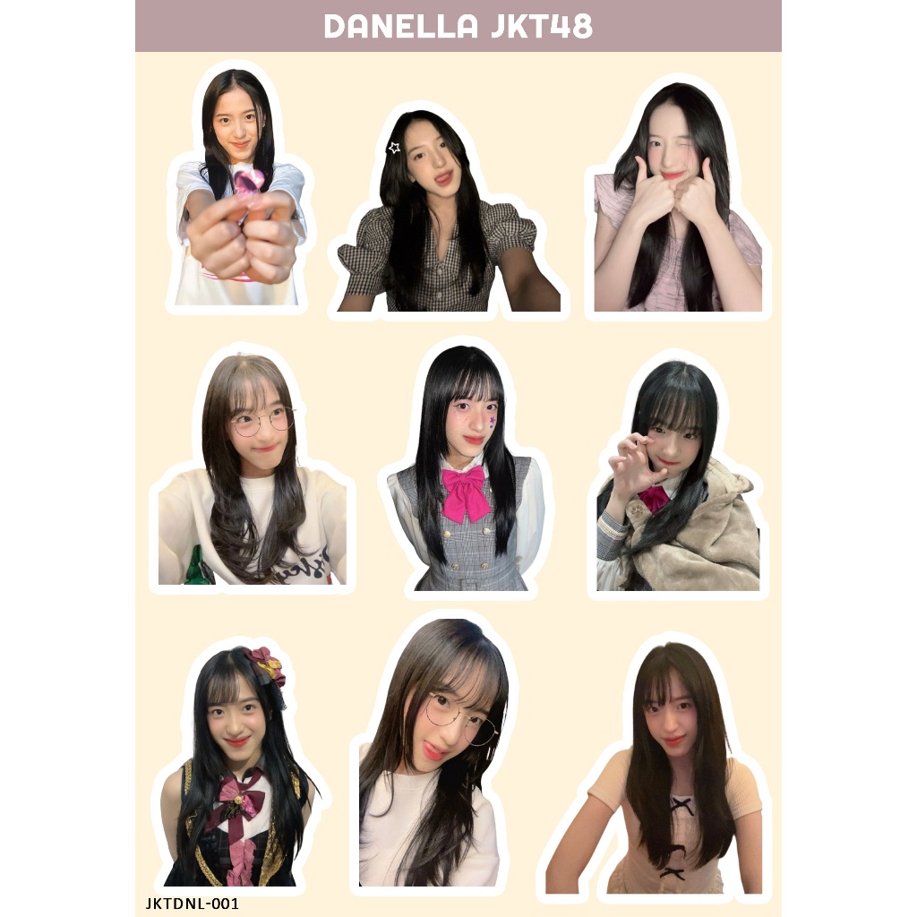 Jual DANELLA STIKER JKT 48 I STIKER JKT 48 I JKT 48 NEW ERA I STIKER ...