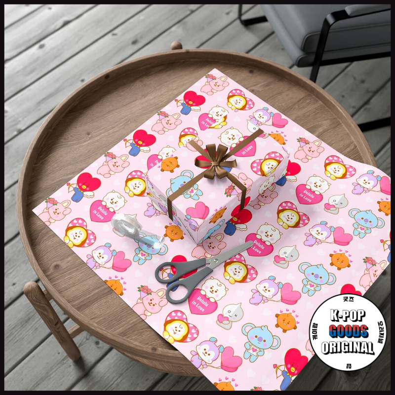 Jual BT21 WraPPing Paper 2 Sheets | Shopee Indonesia