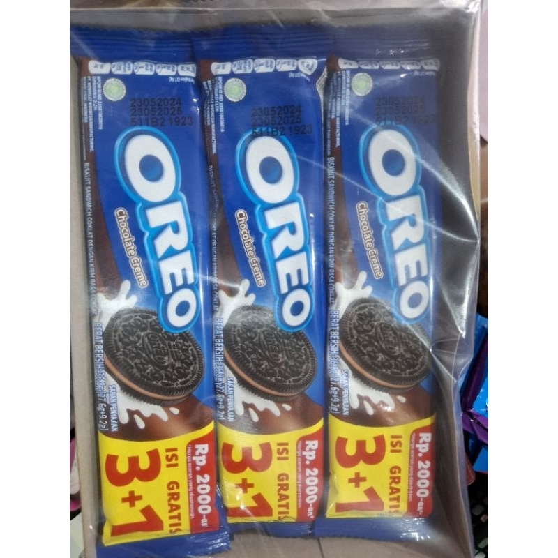 Jual OREO SACHET 1 BOX ISI 12 BUNGKUS X 36.8 gram | Shopee Indonesia