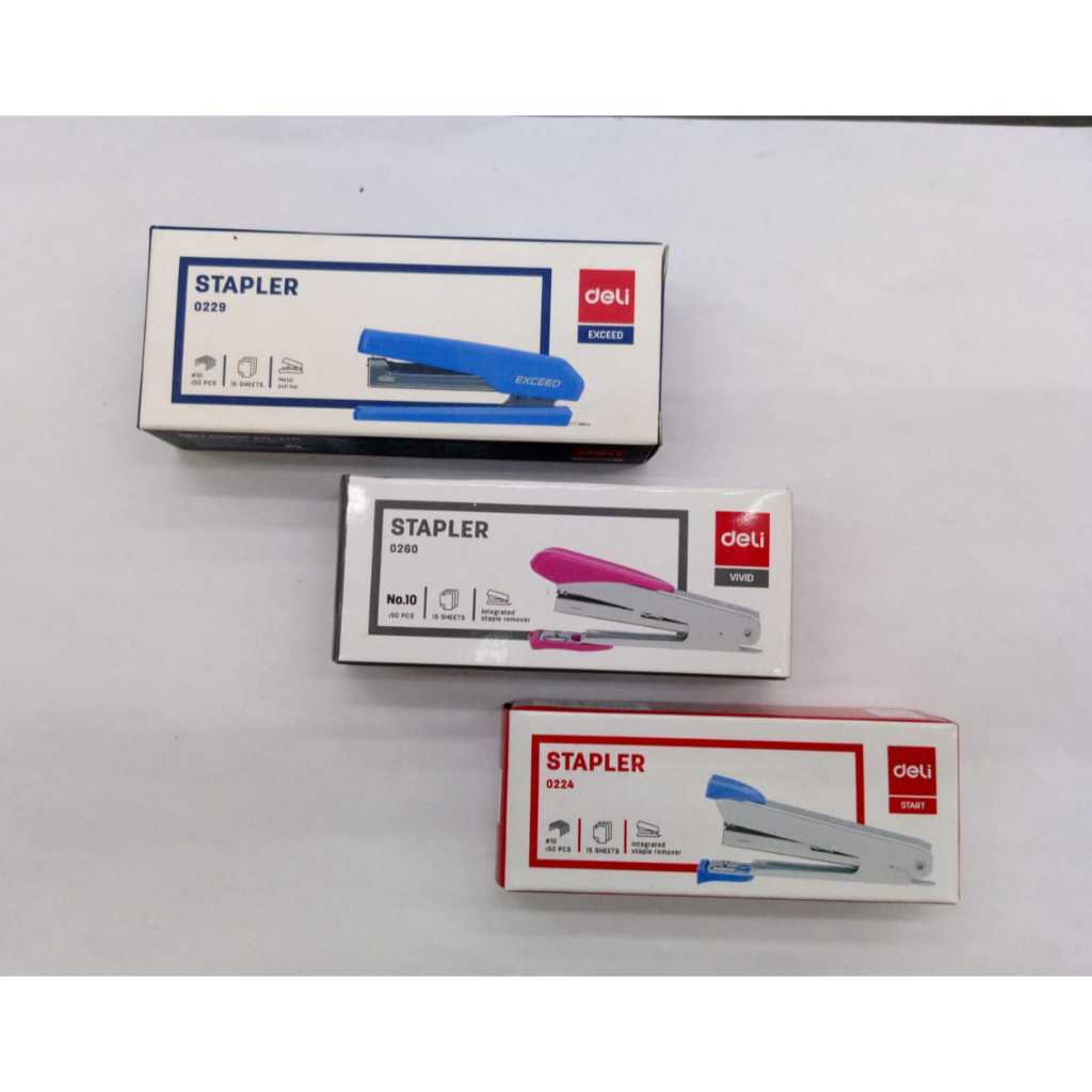 Jual Deli Stapler Start - Vivid - Exceed - Classic Besar - Stapler Deli ...