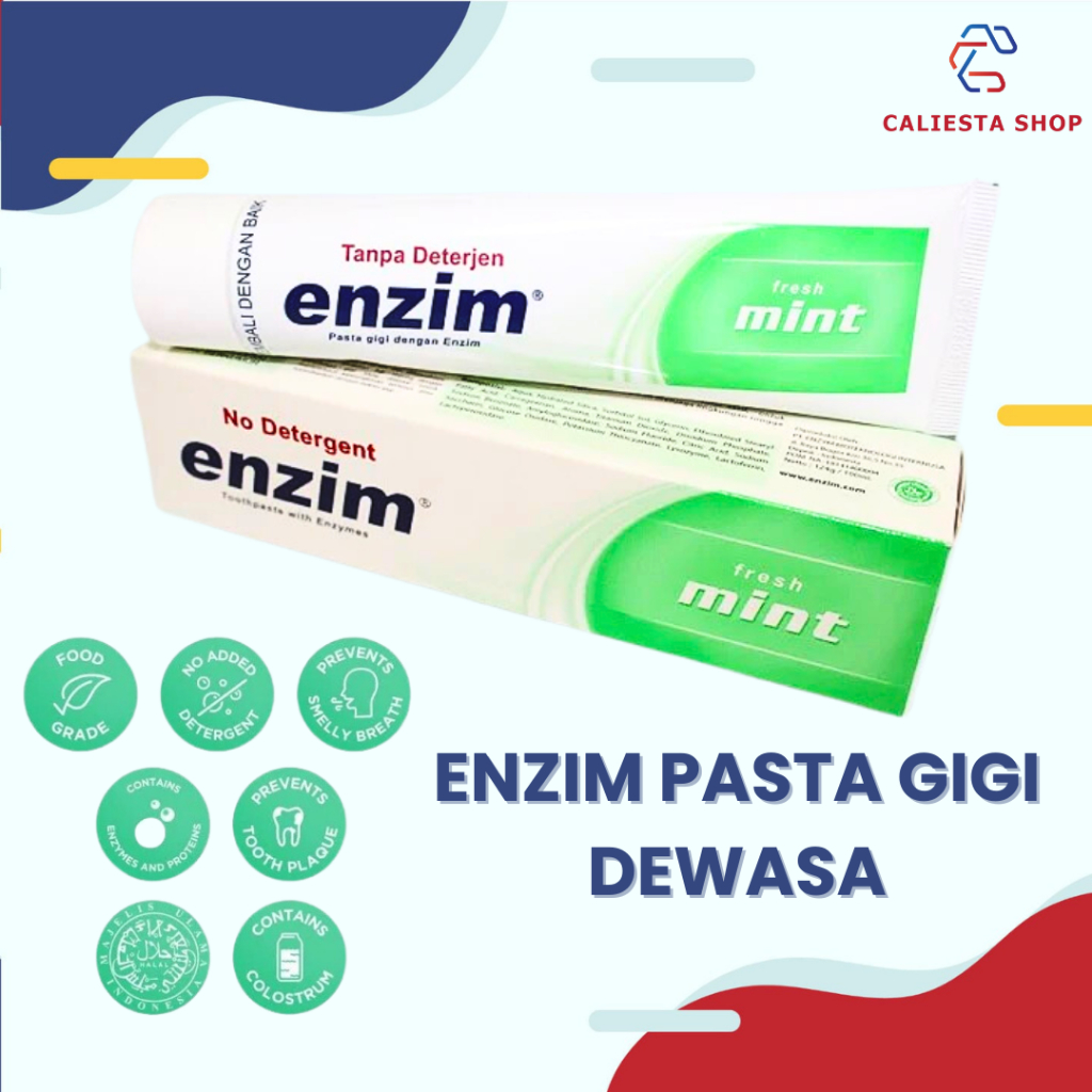 Jual ENZIM Pasta Gigi Dewasa - 1 Pcs | Tanpa Detergent | Shopee Indonesia