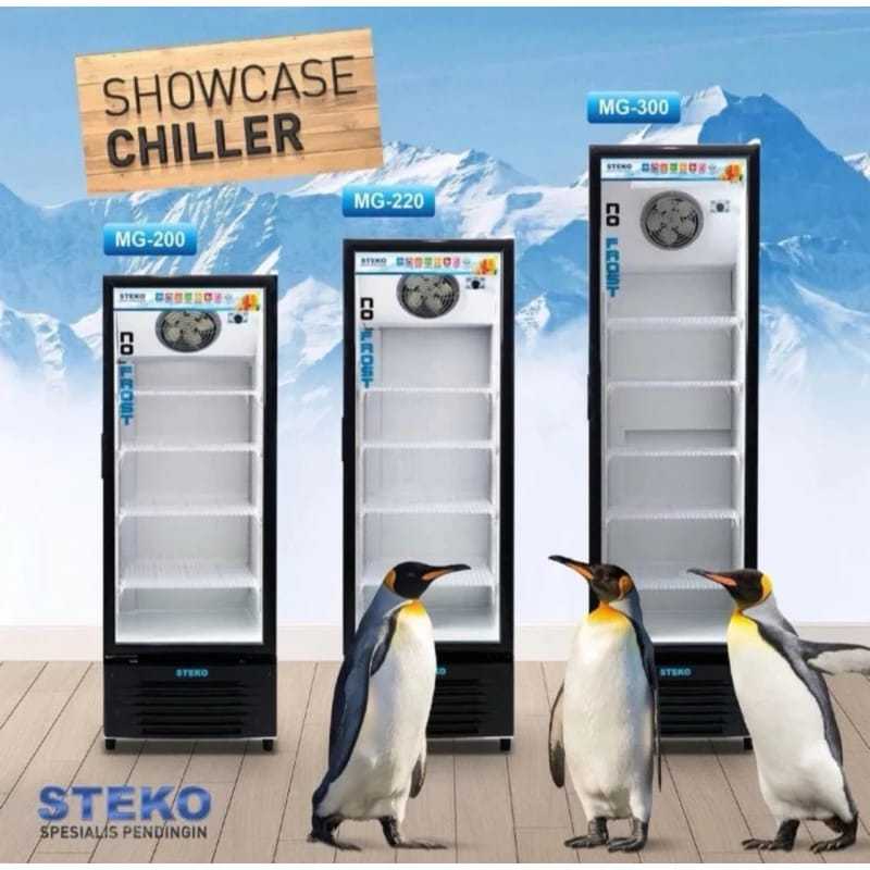 Jual STEKO Showcase MG-300 280 L- No Frost | Shopee Indonesia