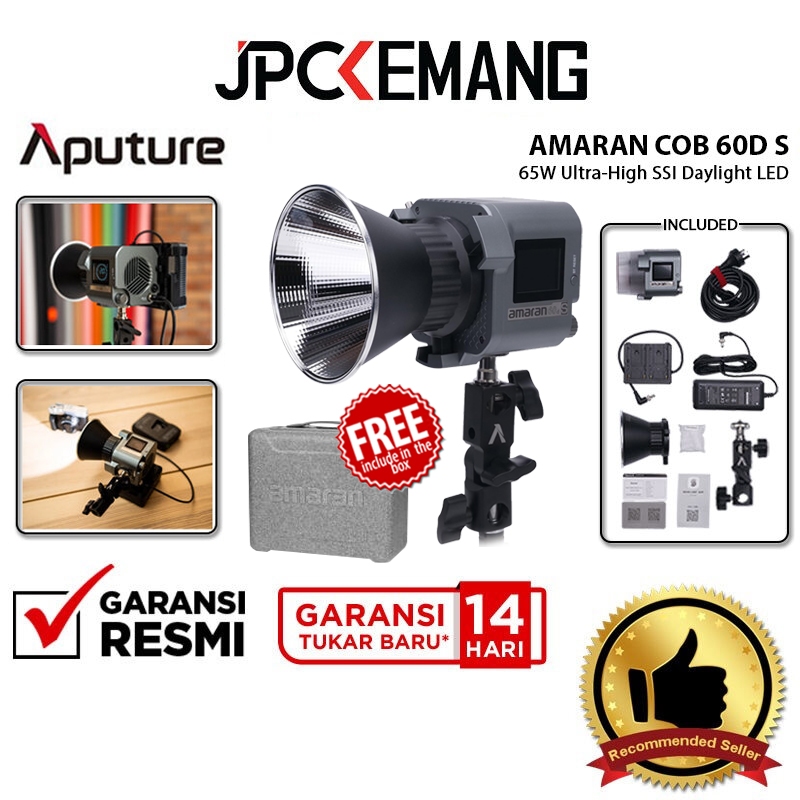 Jual Aputure Amaran COB 60D S Daylight LED Video Light 60 D S 60 DS ...