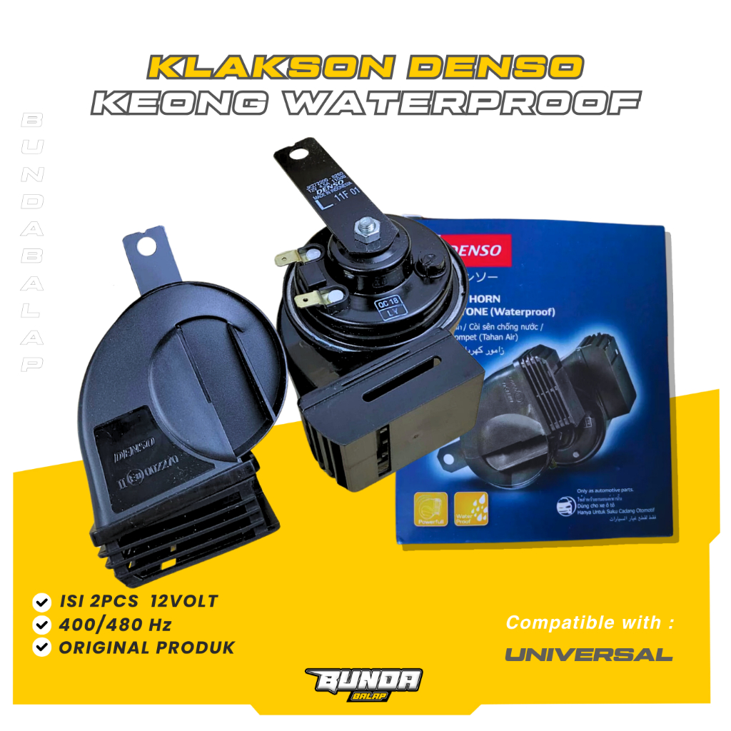 Jual [BEST SELLER] Klakson Densso Model Keong 12 Volt klakson mobil ...