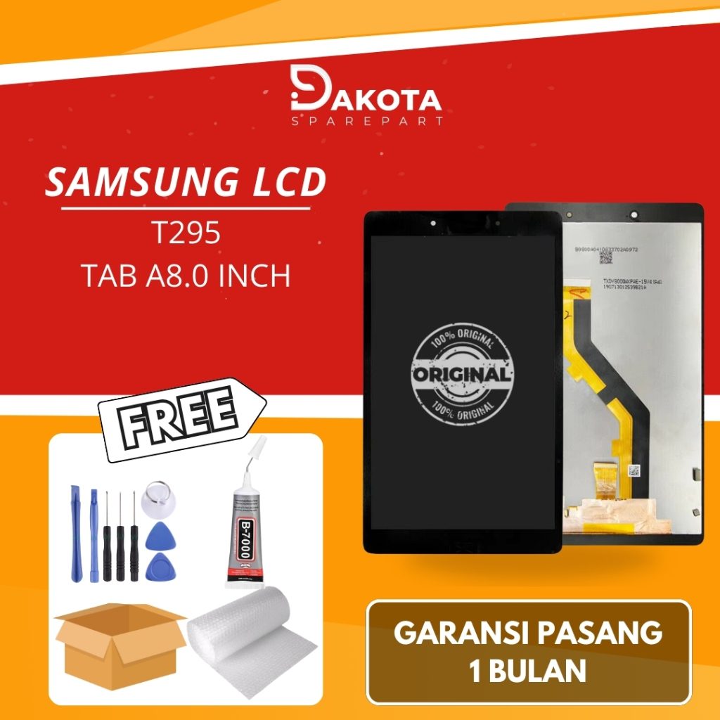 Jual LCD SAMSUNG T295 / TAB A 8,0 INCH FULLSET ORIGINAL FREE LEM + OPENING SET | Shopee Indonesia