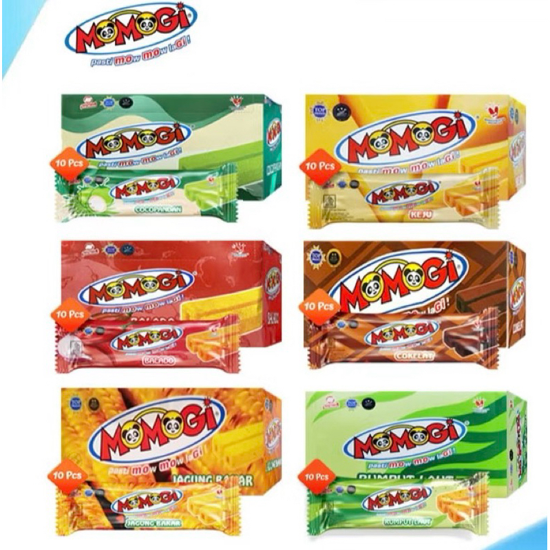 Jual Momogi Snack Stick BOX Isi 10 All Varian Rasa Cokelat Keju Balado | Shopee Indonesia