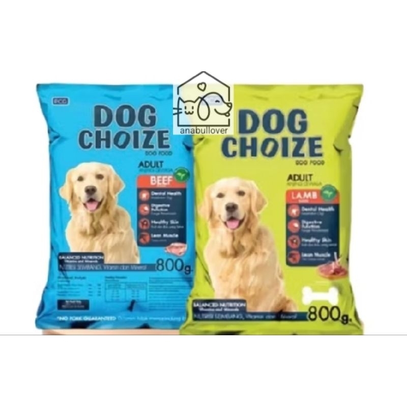 Jual (FRESHPACK) DOG CHOIZE BEEF atau LAMB 800 gram EXP 2027 READY DOG ...