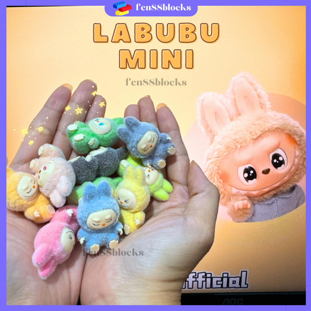 Jual Labubu dan Crybaby mini sitting dan standing lucu viral mini ...
