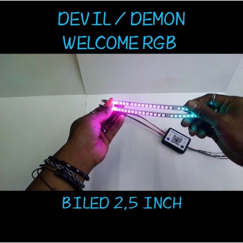 Jual LAMPU DEVIL / DEMON WELCOME RGB BILED 2,5 INCH | Shopee Indonesia