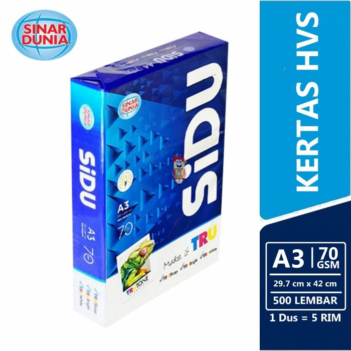 Jual Kertas HVS A3 70 gram Sinar Dunia | Shopee Indonesia
