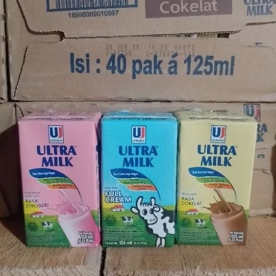 Jual Susu Ultra Milk 125 ml (5 pcs) | Shopee Indonesia