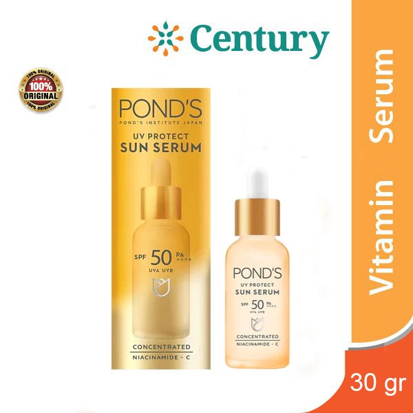 Jual Ponds UV Protect Sun Serum SPF 50 30 gr / Pelembab Wajah / Sunscreen / Anti UV | Shopee ...