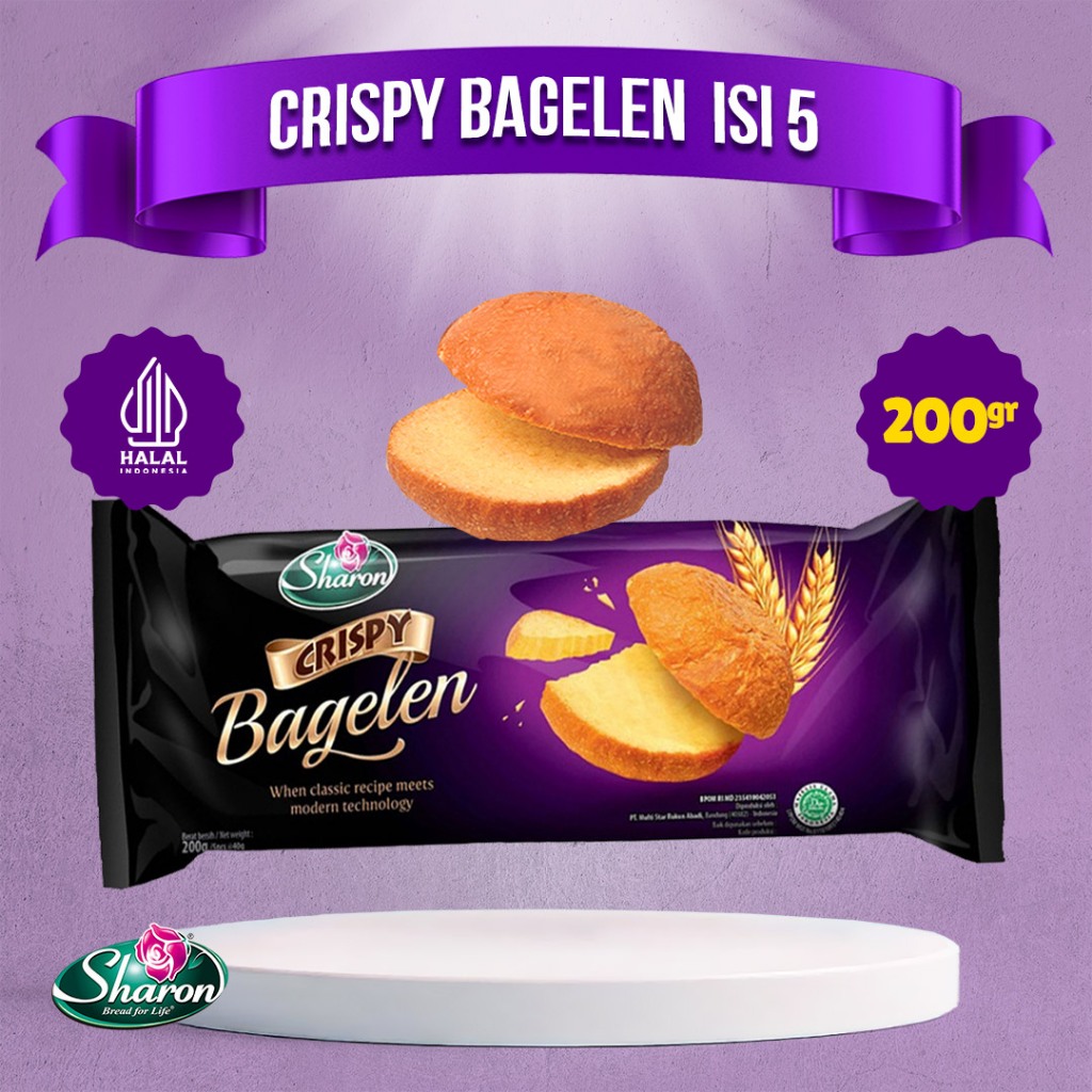 Jual Roti Crispy Bagelen Sharon Bakery 200gr | Shopee Indonesia