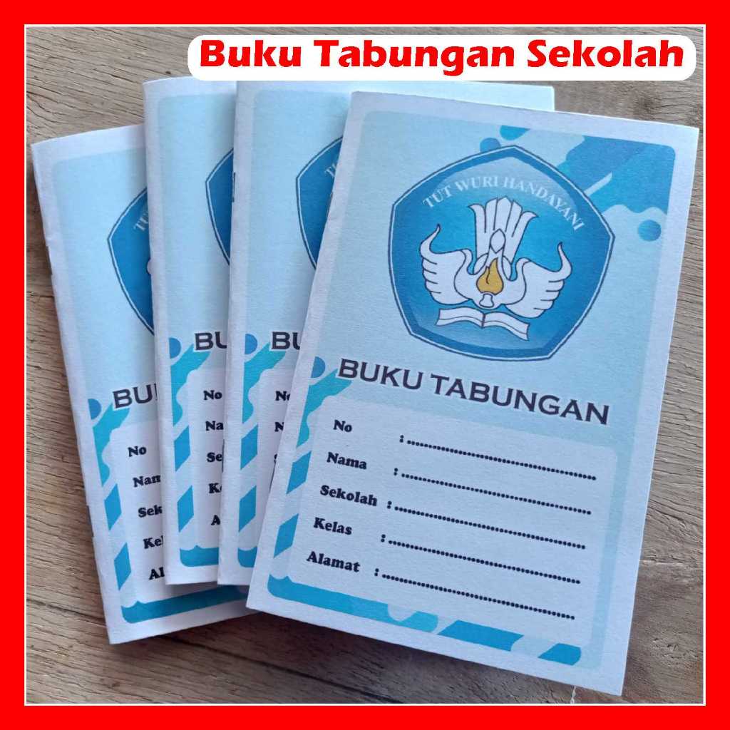 Jual Buku Tabungan Sekolah 16 Halaman - Kertas Cover dan Kertas Isi ...