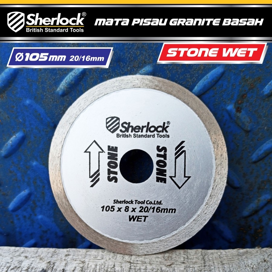 Jual Diamond Wheel (Wet 4") Sherlock Mata Pisau Potong Granite Basah ...