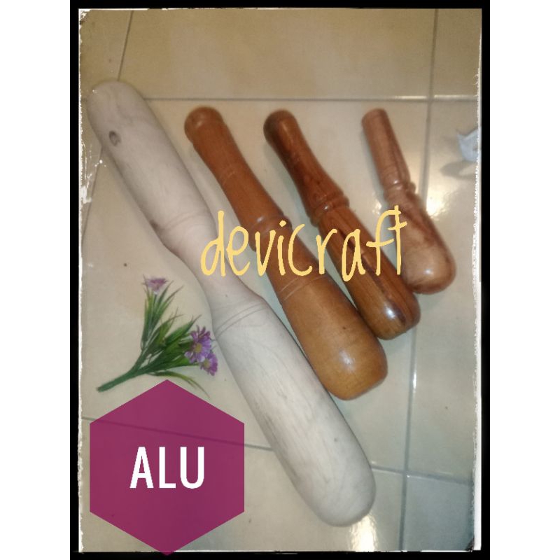 Jual Alu kayu panjang ,Tumbukan kayu,gejrot | Shopee Indonesia