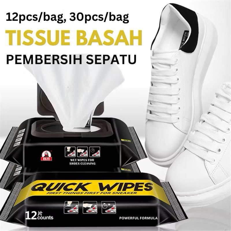 Jual Tissue Basah Pembersih Sepatu / Quick Wipes Shoe Cleaner Isi 80 ...