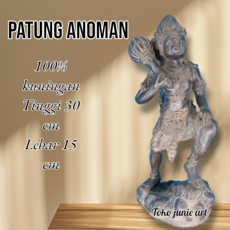 Jual Patung Anoman Hanoman Perunggu 31 Cm Arca Dewa Hanoman Kera Putih ...