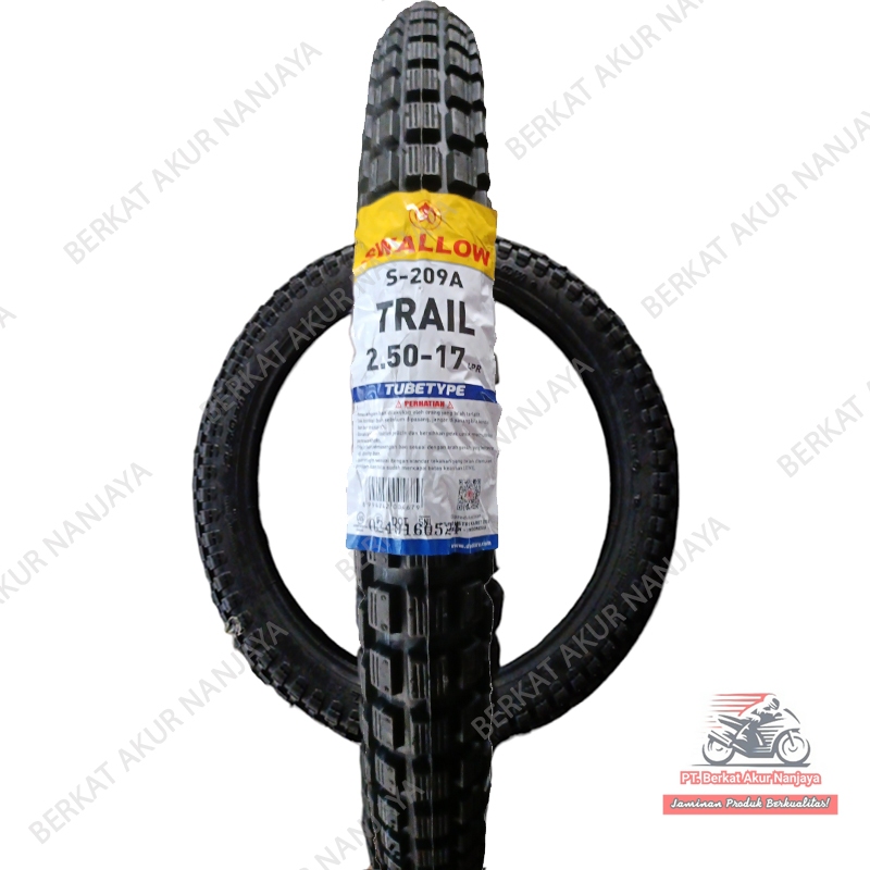 Jual Ban Motor Trail Swallow Ukuran 250/ 2.50 Ring 17 S-209 TRAIL ...