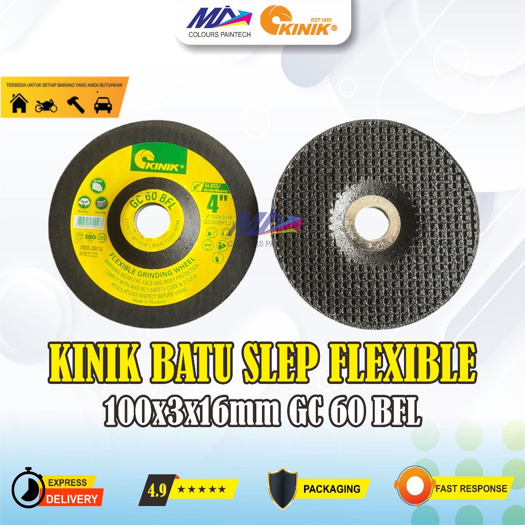 Jual KINIK BATU SLEP FLEXIBLE 100x3x16mm / FOR GLASS & MARBLE | Shopee ...