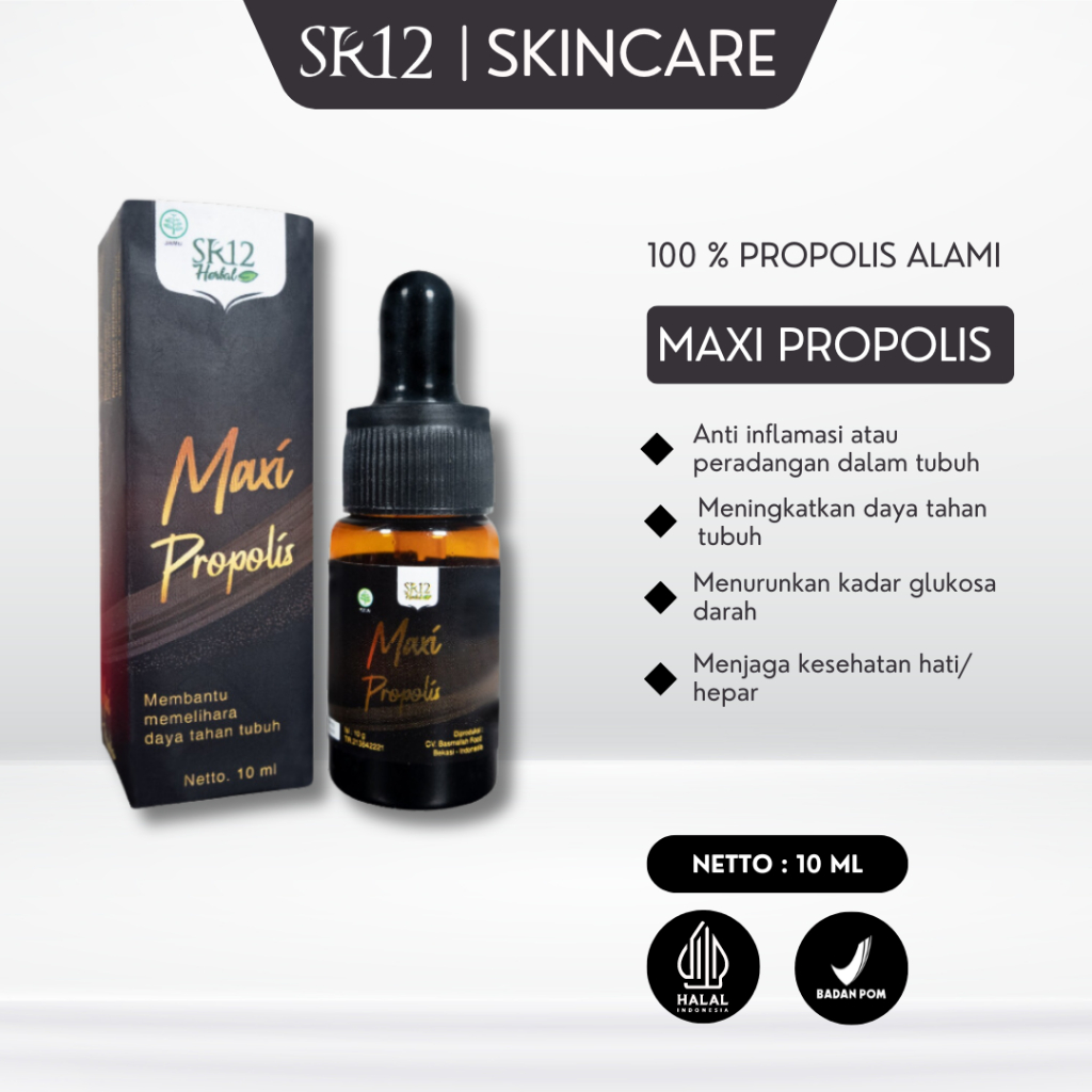 Jual Maxi Propolis SR12 Suplemen Kesehatan Meningkatkan Daya Tahan ...